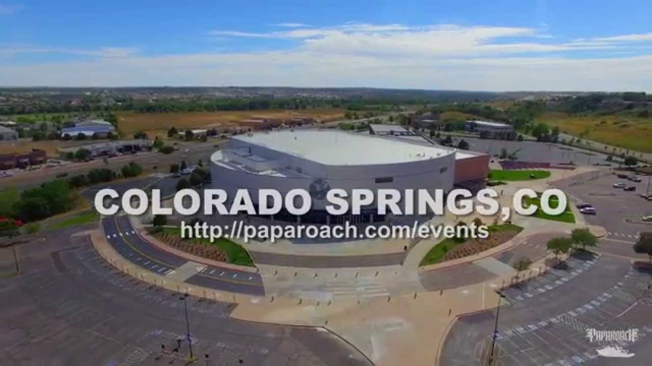 Papa Roach drone footage at Broadmoor World Arena in Colorado Springs ...