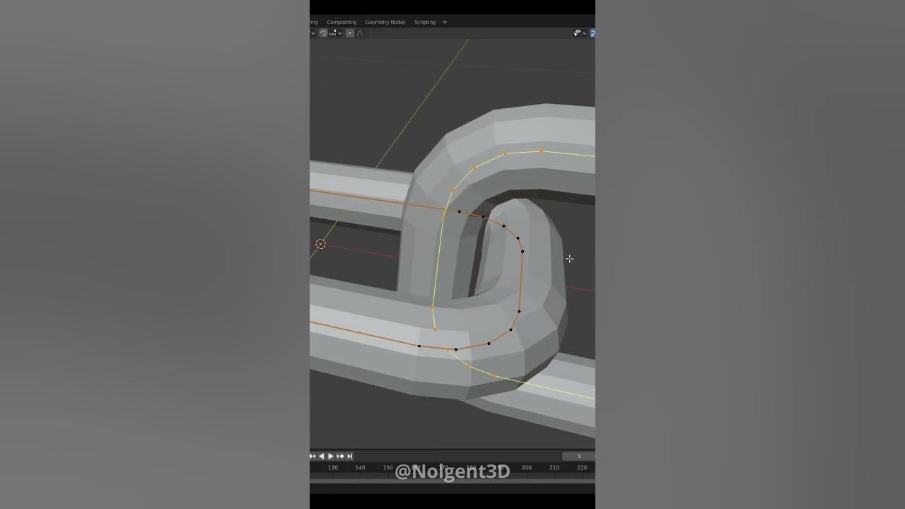 How To Make A Chain In Blender #blender #3d #blendertutorial - YouTube