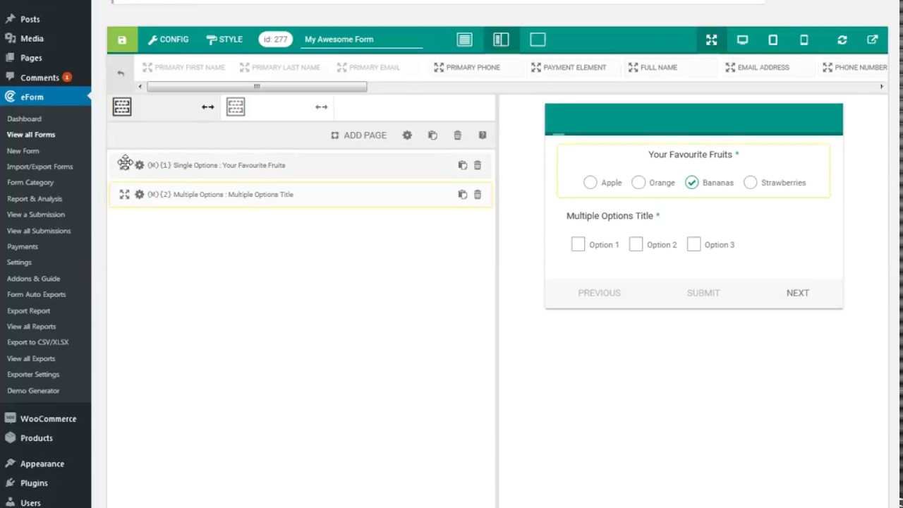 eForm V4.5 - 6 Rearranging Elements - YouTube
