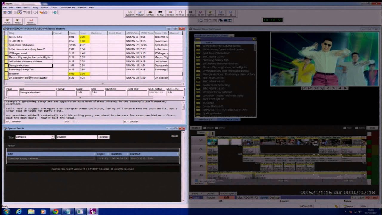 Quantel iNews workflow - YouTube
