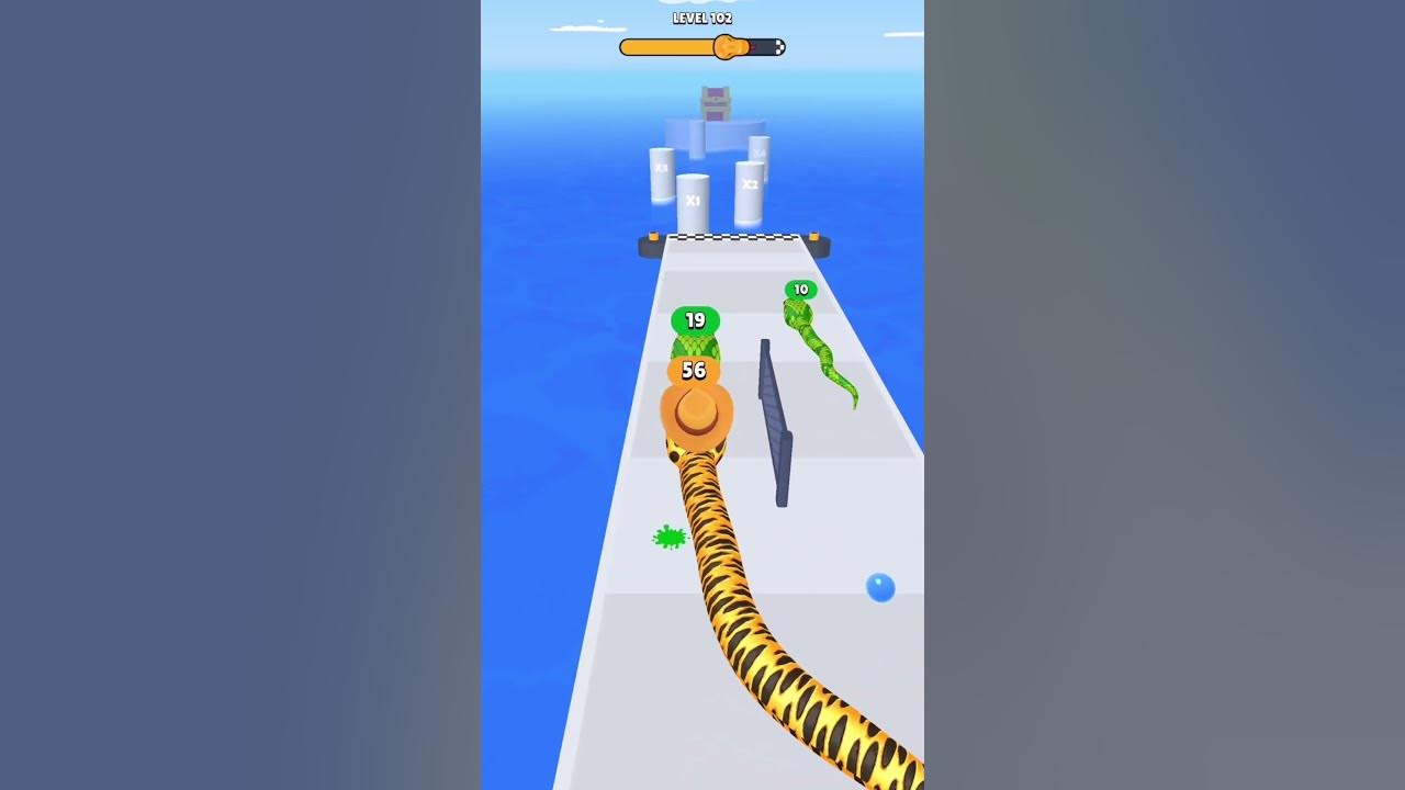 EAT SNAKES! Snake Game - All Levels - 102 Gameplay Walkthrough #subscribe #shorts - YouTube