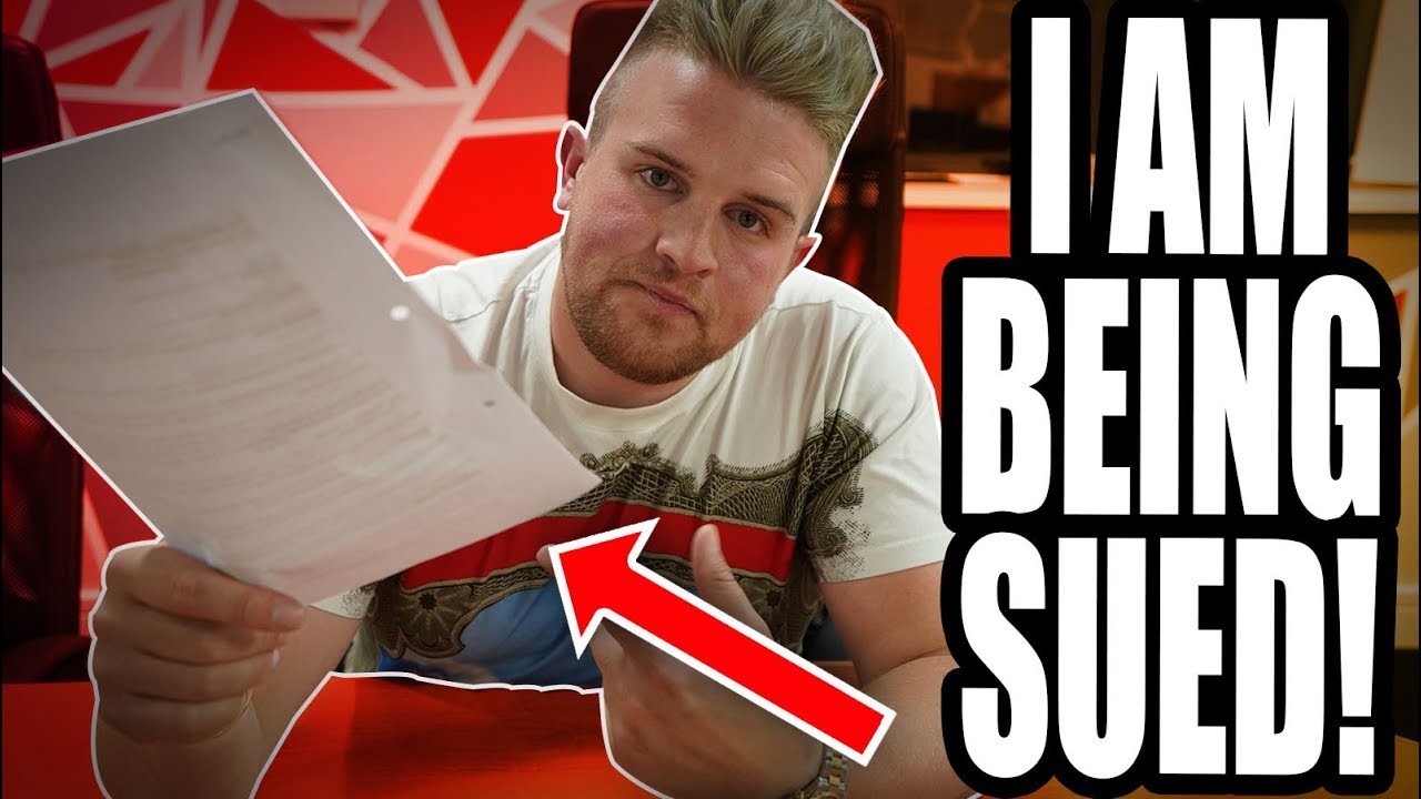 I'M BEING SUED **NOT A PRANK!** - YouTube