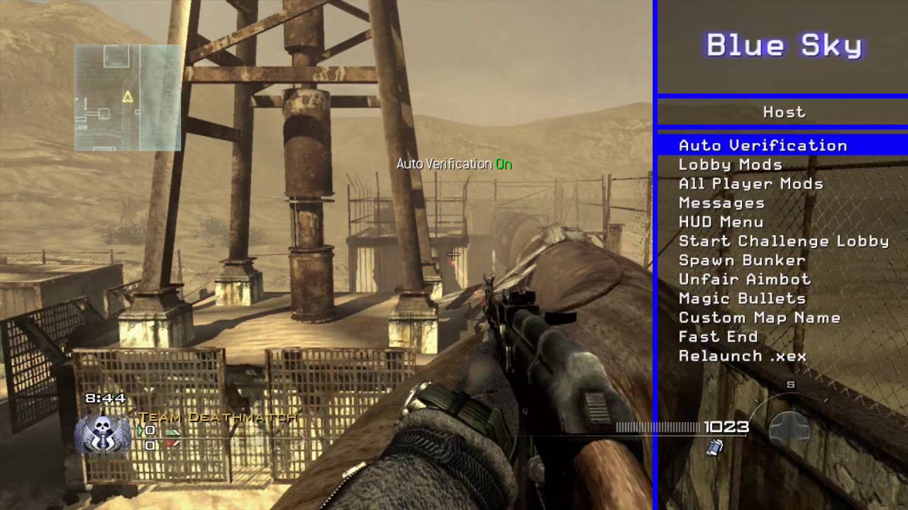 Mw2 Blue Sky v1.1 Mod Menu - YouTube