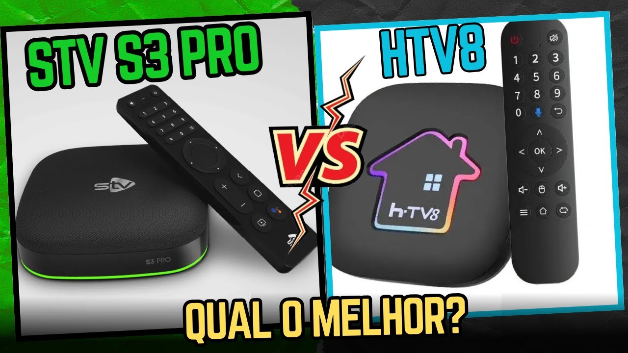 🛑Qual é o Melhor? HTV8 ou STV S3 PRO? - YouTube