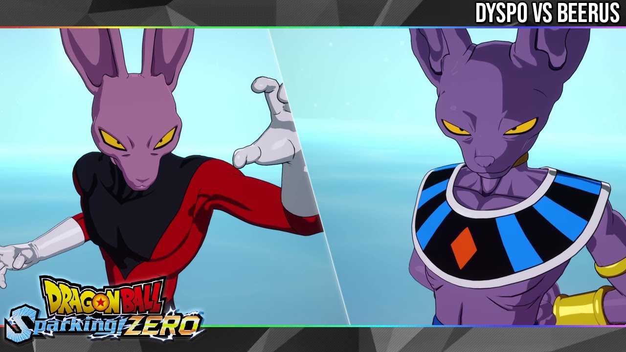 DRAGON BALL: Sparking! ZERO CPU Battles - Dyspo vs Beerus - YouTube
