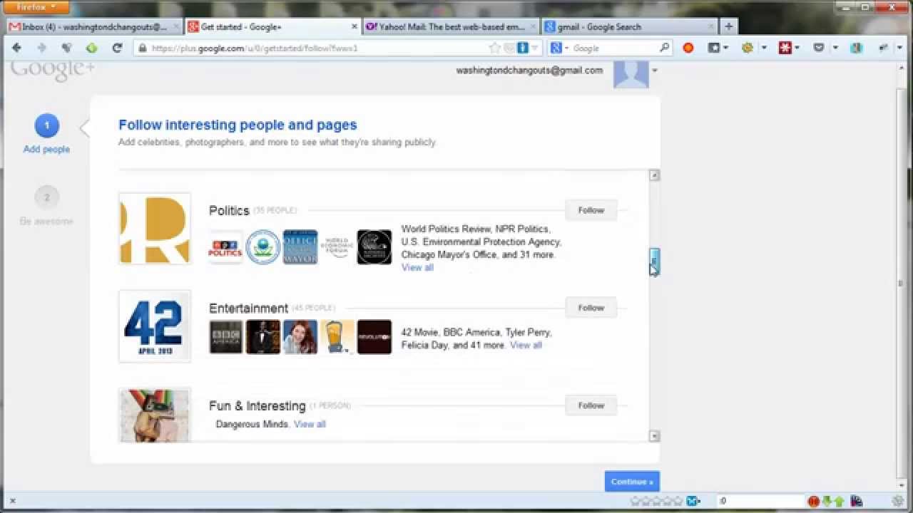Setting Up Google Plus - YouTube