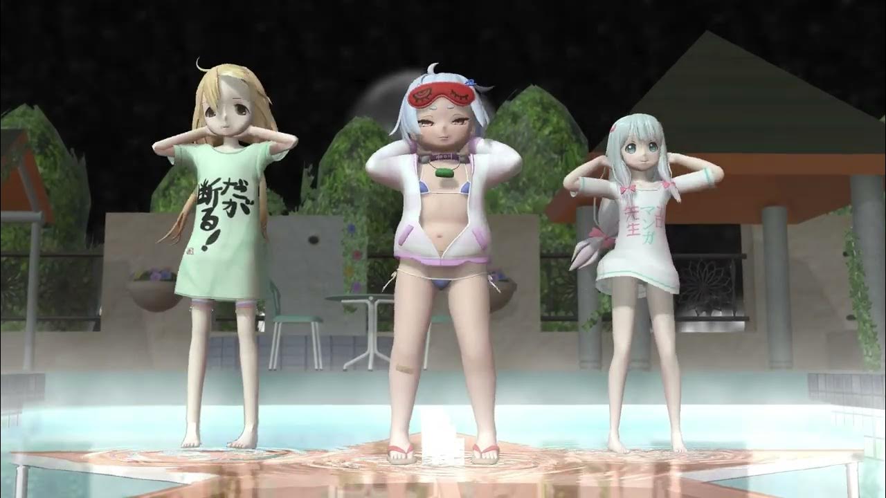 mmd 2K くるくるぱぁ - YouTube