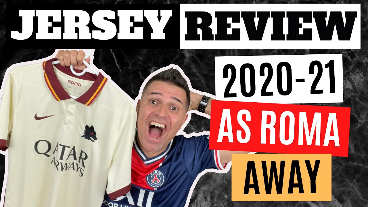 THE LAST AS ROMA AWAY JERSEY -2020-21 Nike AS Roma Away Jersey - Review ...