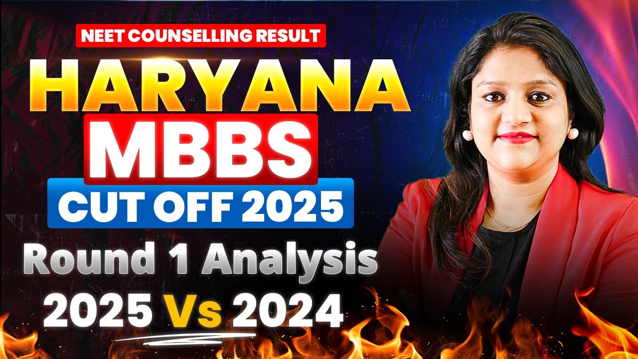 Haryana NEET CUT OFF 2025 Round 1 Out | Haryana Private Medical College Cut off 2025 Category ...