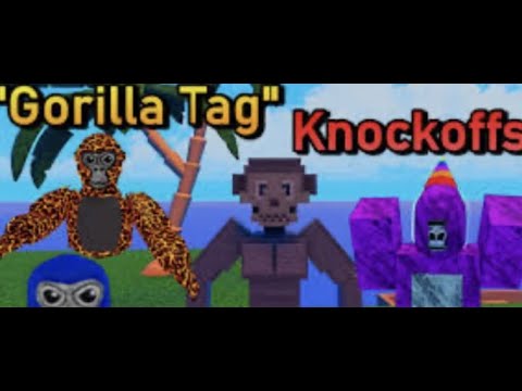 I played knock off Gorilla Tag!! - YouTube