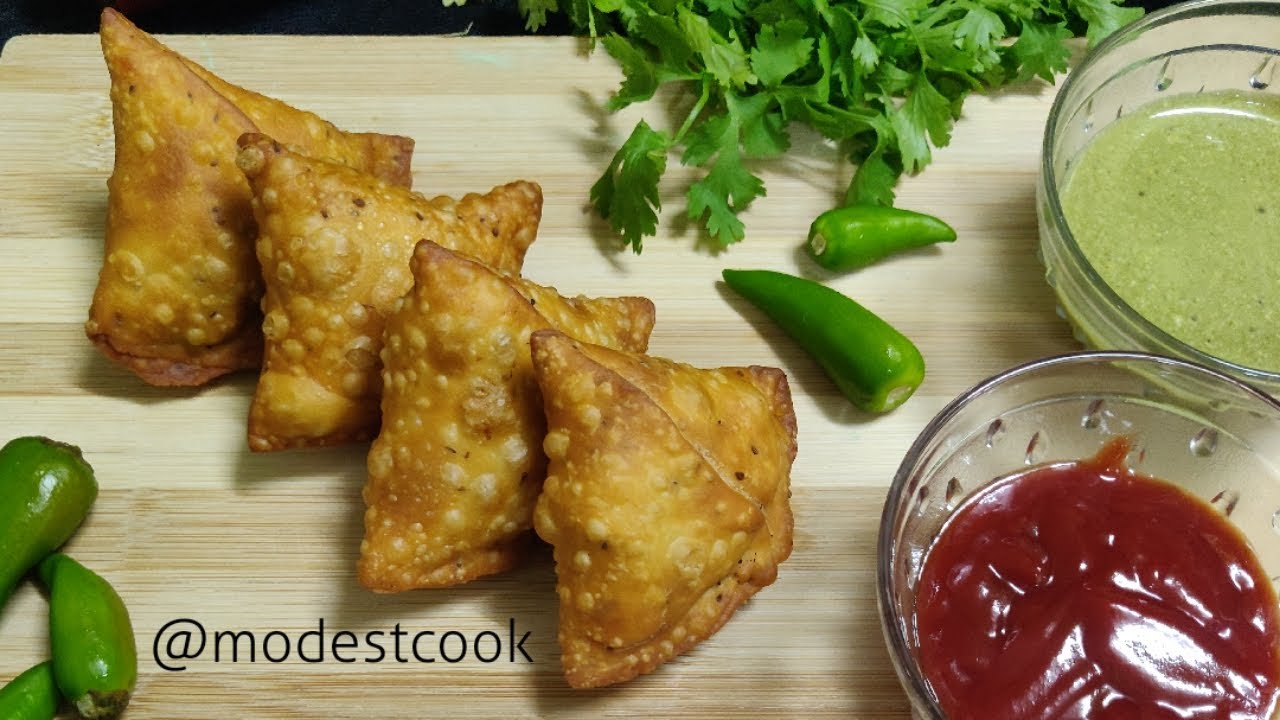 PERFECT STREET SIDE SAMOSA RECIPE | POTATO STUFFED SAMOSA #samosarecipe ...
