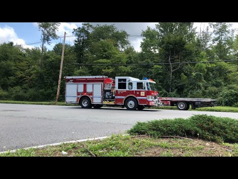 Hackettstown Fire Department Engine 78-63 Responding 8-19-20 - YouTube
