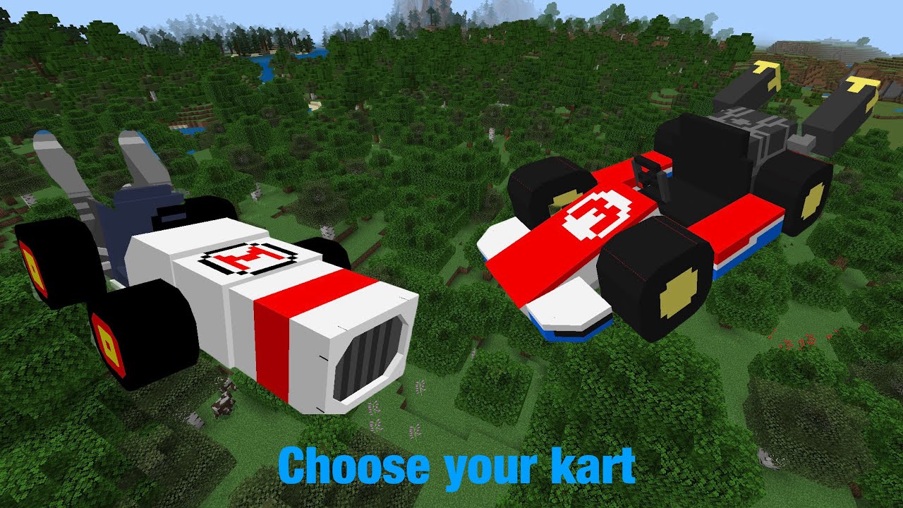 Mario Kart mod for Minecraft - YouTube