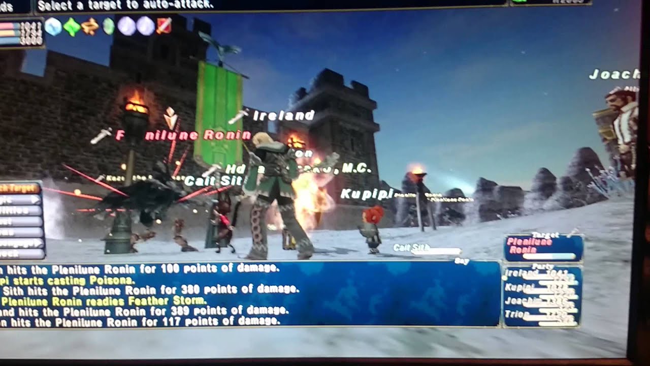 Final Fantasy XI FFXI SMN99WHM49 SMN Summoner WotG Campaign Sauromuge ...