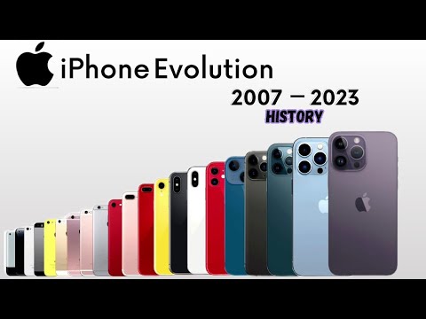 Evolution of Iphone, History of Iphone 2007 to 2024.. - YouTube