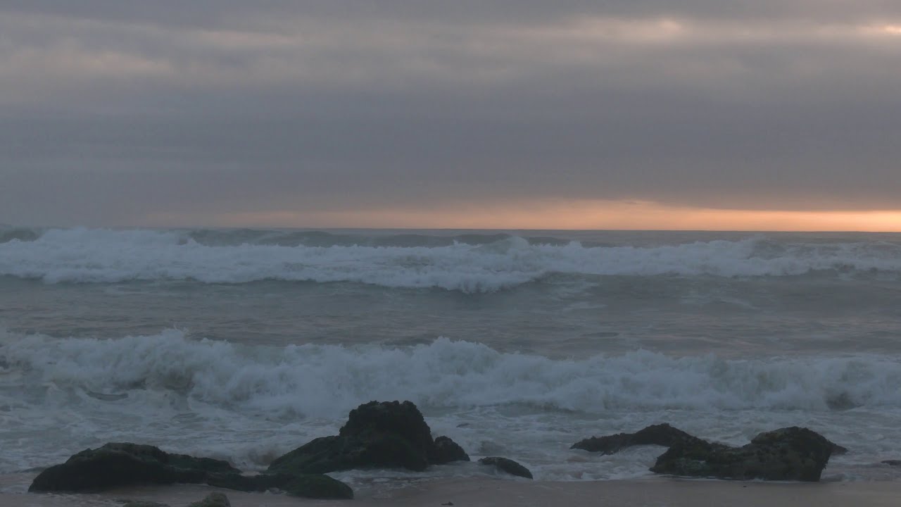 🌊 Ocean Waves Crashing on the Beach Afternoon - Relaxing Nature Video ...