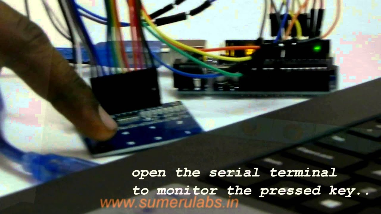 Capacitive Touch Keypad Interface With Arduino Uno Youtube