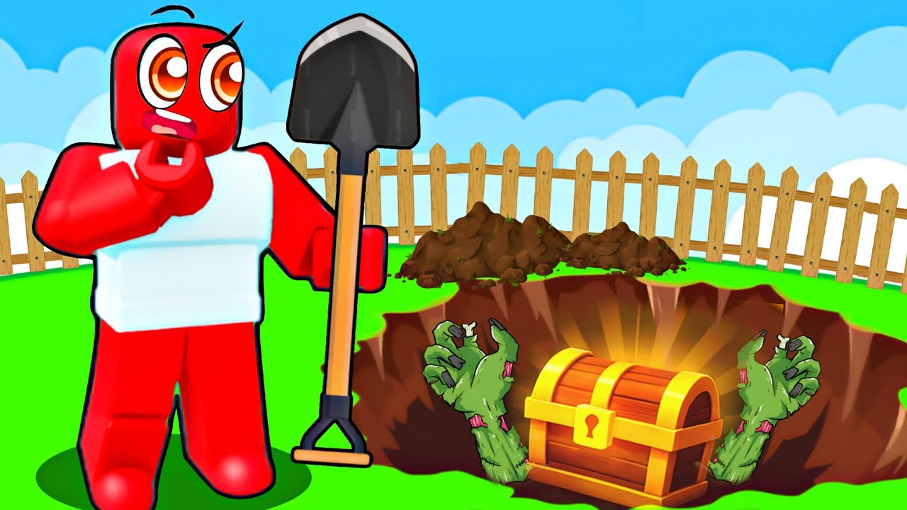 DIGGING HOLE IN BACKYARD WENT WRONG | Roblox - YouTube