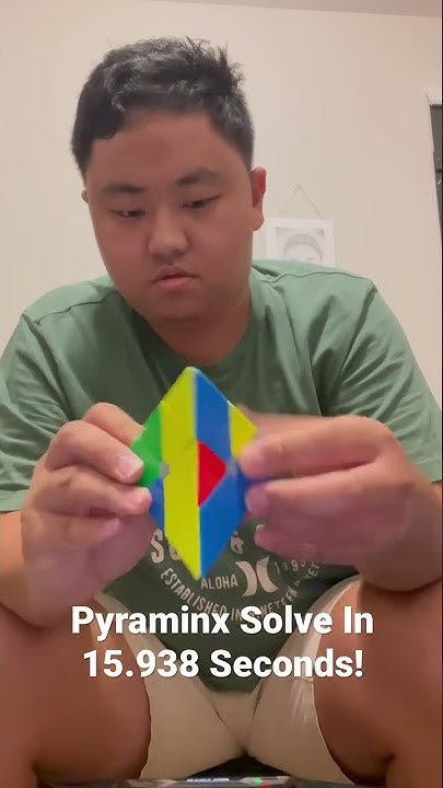 Gan Pyraminx Solve In 15 Seconds! (Face View) - YouTube