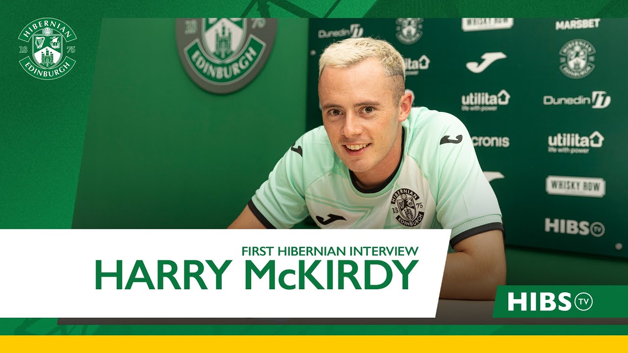 Welcome To Hibs, Harry McKirdy | First Hibernian Interview - YouTube