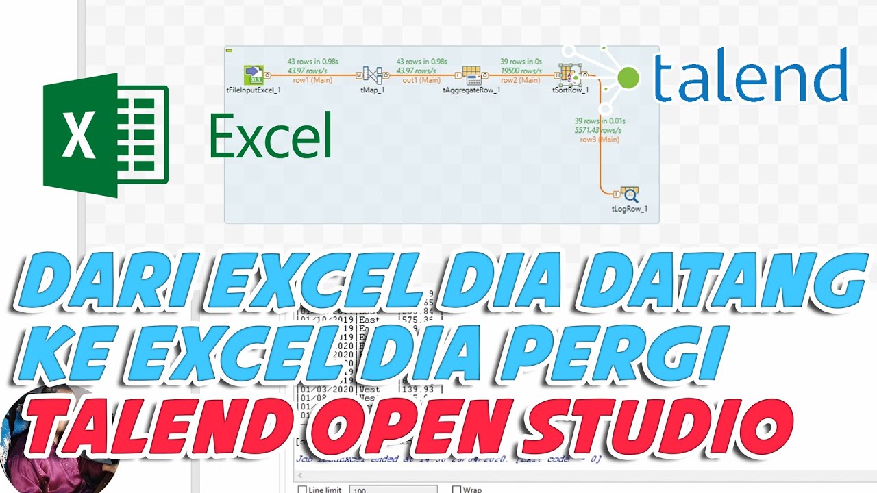 Output Data Ke Excel Dengan Talend | Talend Open Studio Tutorial 04 - YouTube