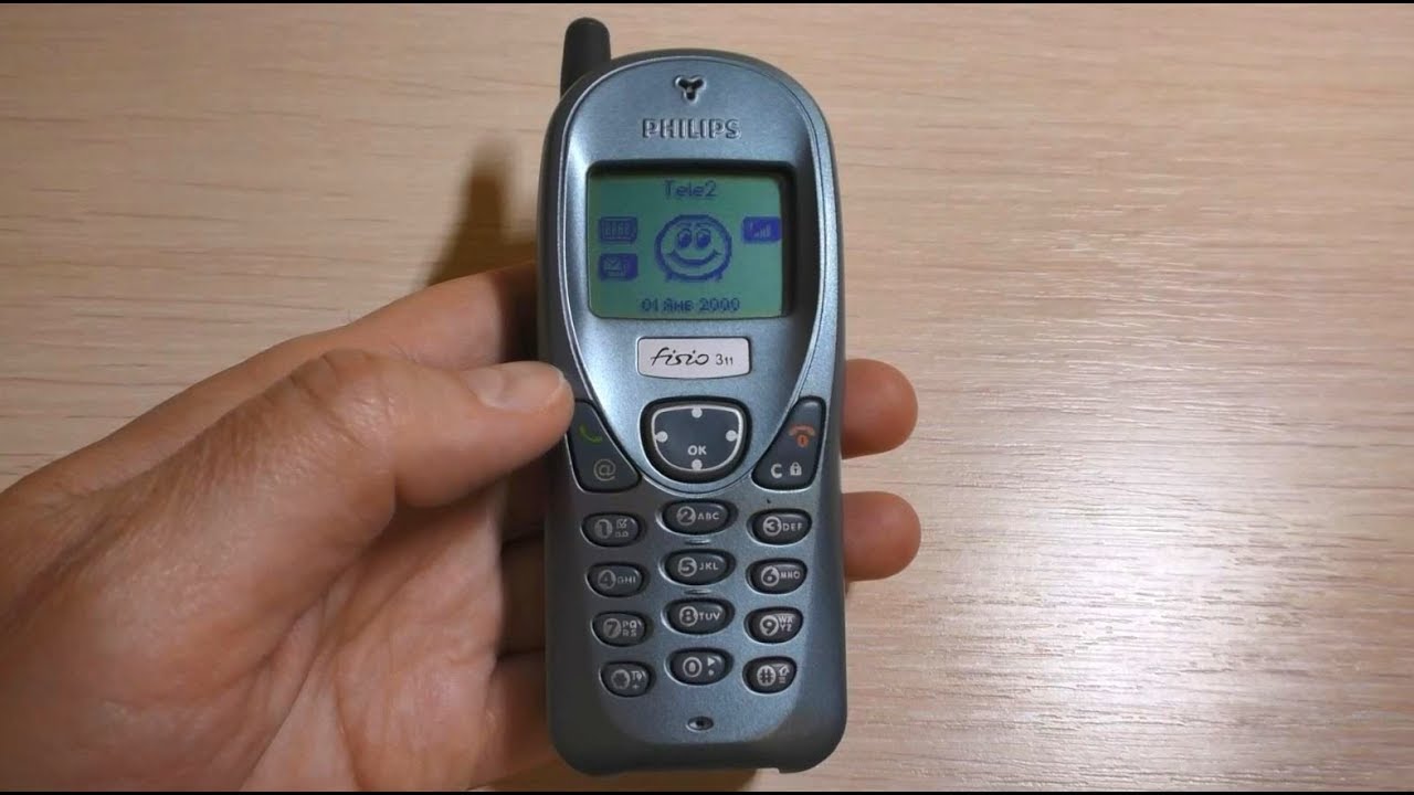 Old Phones. Philips Fisio 311 incoming call - YouTube