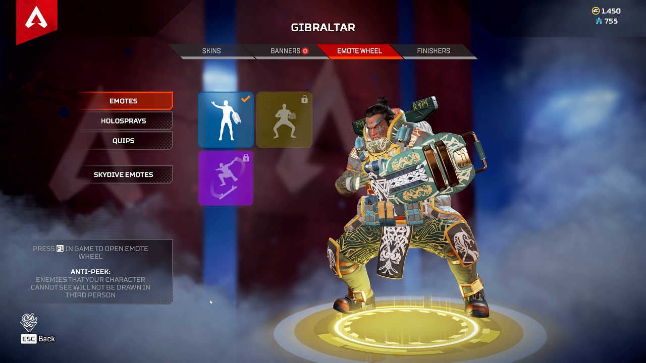 APEX LEGENDS | Gibraltar | Rare | Shield of the North - YouTube