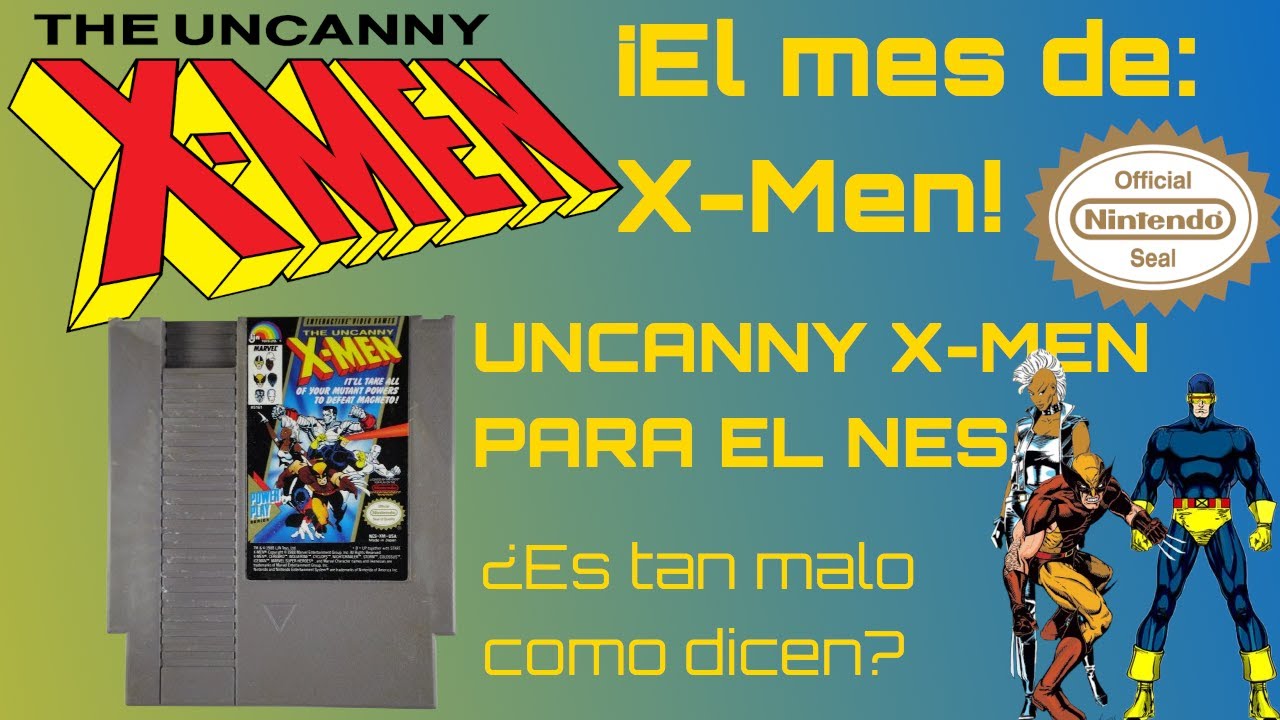 Mi primer intento en el infame Uncanny X-Men de NES - YouTube