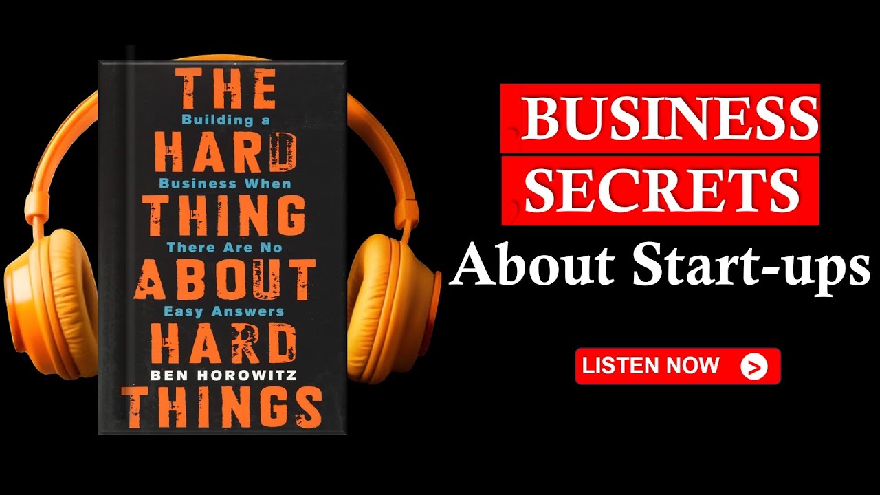 THE HARD THING ABOUT HARD THINGS by Ben Horowitz Audiobook | Book ...