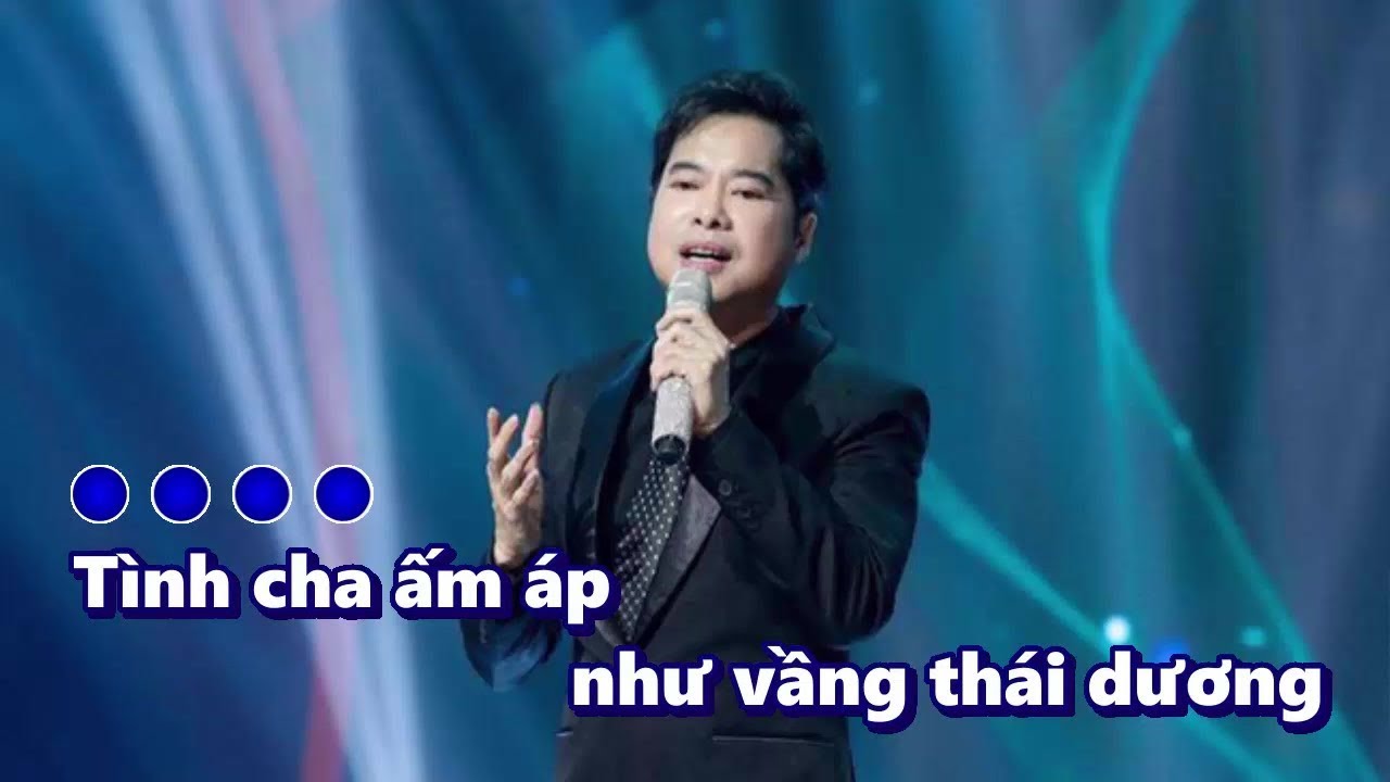 Tình Cha Karaoke Ngọc Sơn Tone Nam Youtube