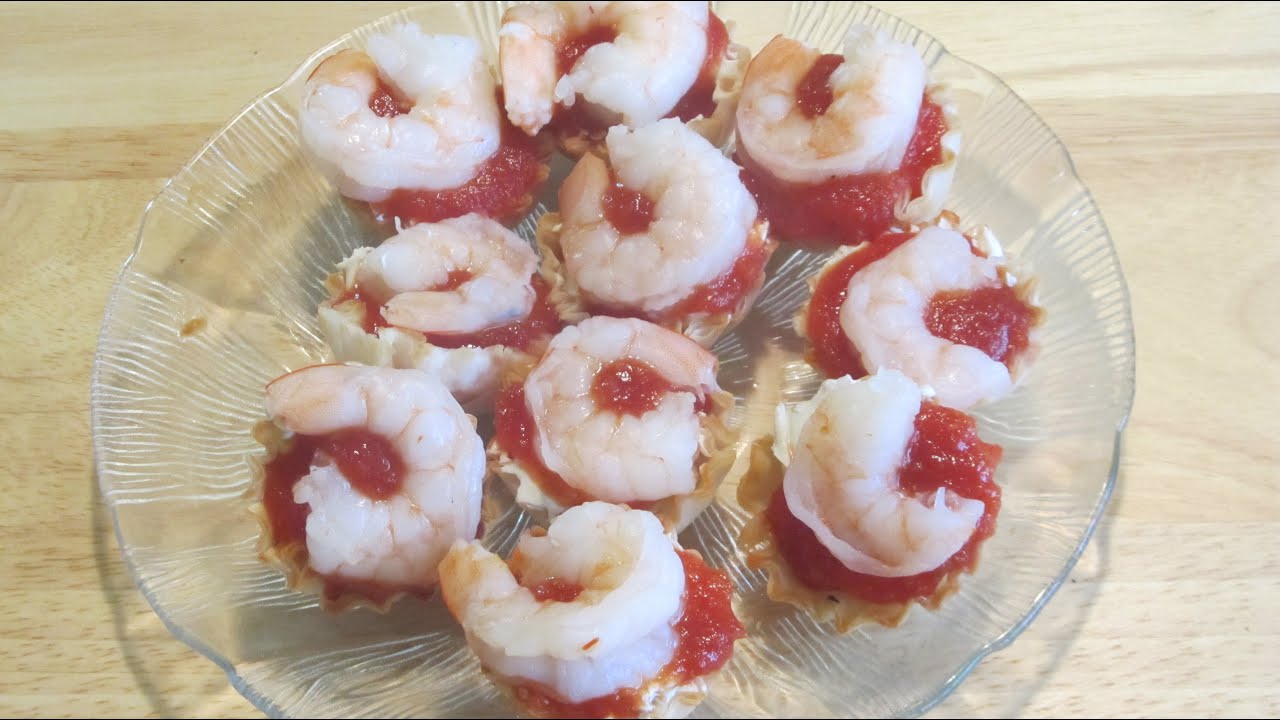 SHRIMP TARTLETS! - YouTube