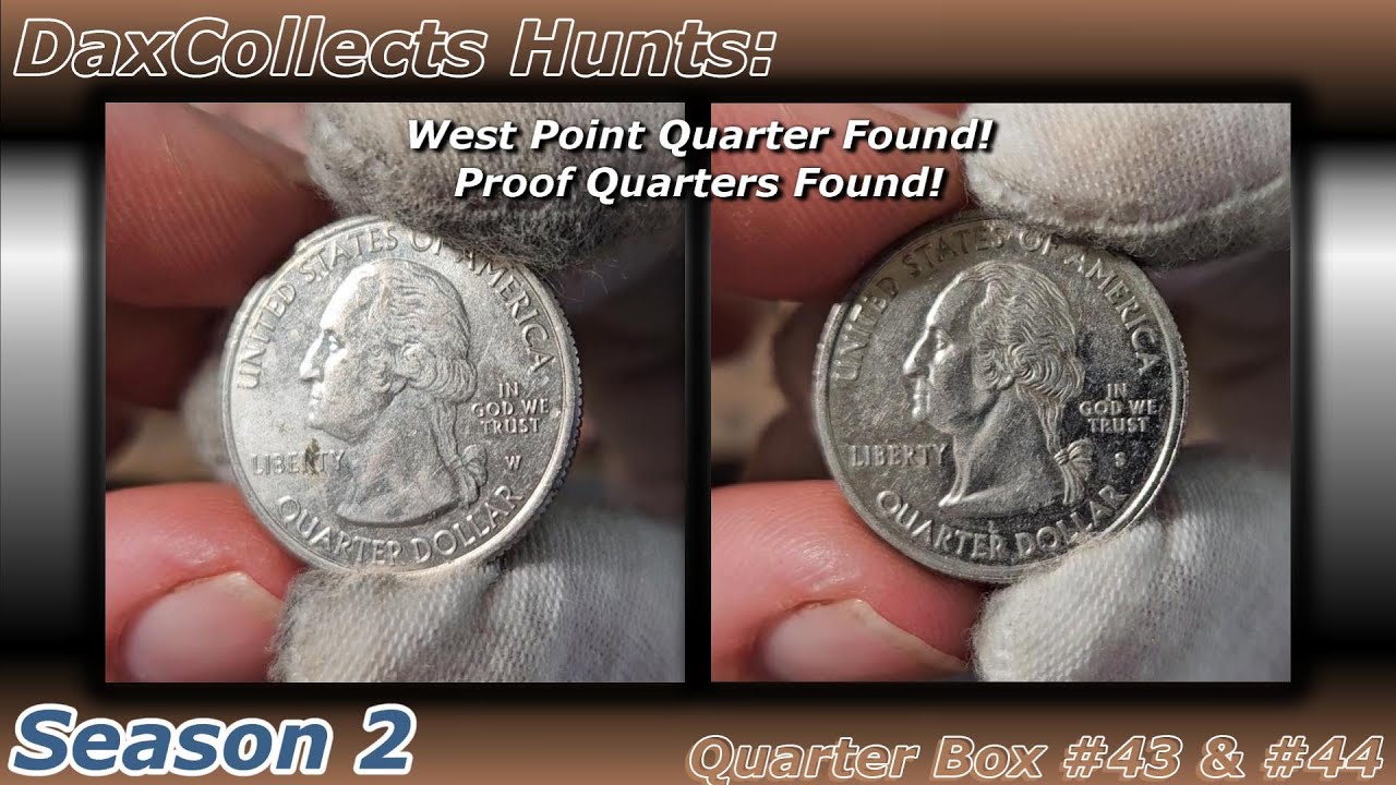 Hunting Quarters S2 #13 - West Point Quarter Found! Proof Quarters ...