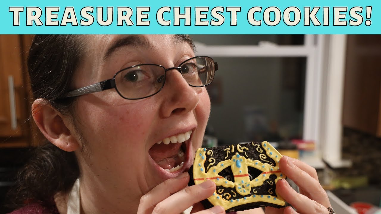 Treasure Chest Cookie from Libertalia | Board Game Bakes - YouTube