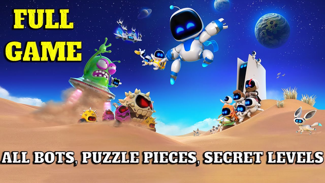 Astro Bot 100% Walkthrough Part 1 (FULL GAME) - All Collectibles ...