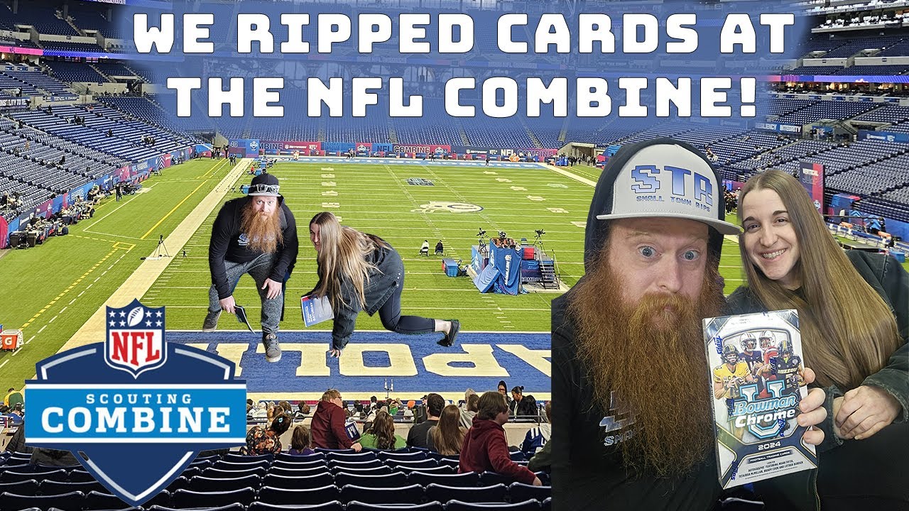 We Opened Cards at The 2025 NFL Combine! 2024 Bowman Chrome University ...