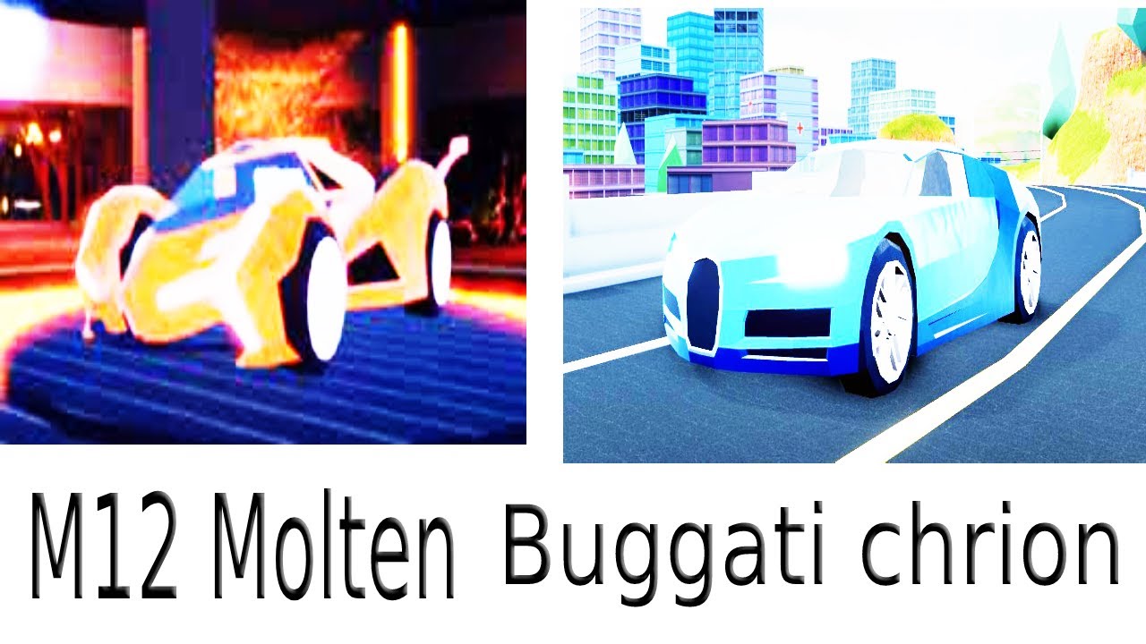 M12 MOLTEN VS BUGGATI CHRION IN JAILBREAK (ROBLOX) - YouTube