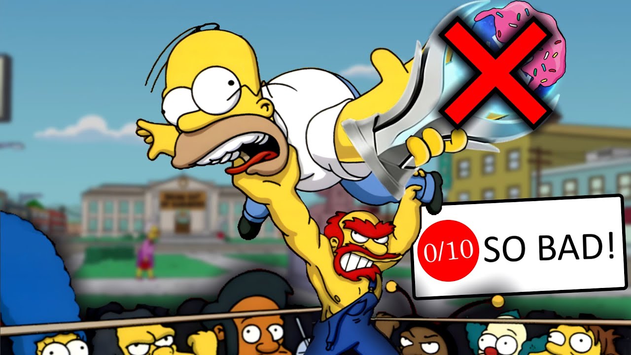 I Couldn't Even Finish the AWFUL Simpsons Wrestling Game... - YouTube