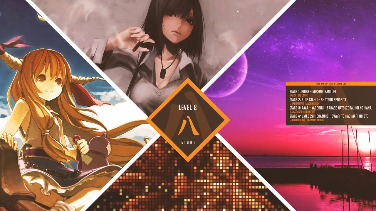 [osu!mania] ★5.23 4k LN 8th Dan 96.24% Pass (+V2) - YouTube