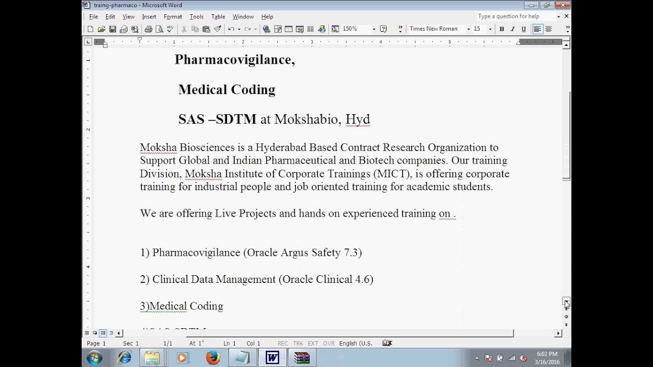 Clinical Data Management (CDM) Pharmacovigilance, Medical Coding - YouTube