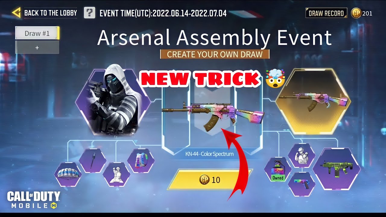 Cheapest Way to Get a Legendary Skin (CREATE YOUR OWN DRAW CODM) - YouTube