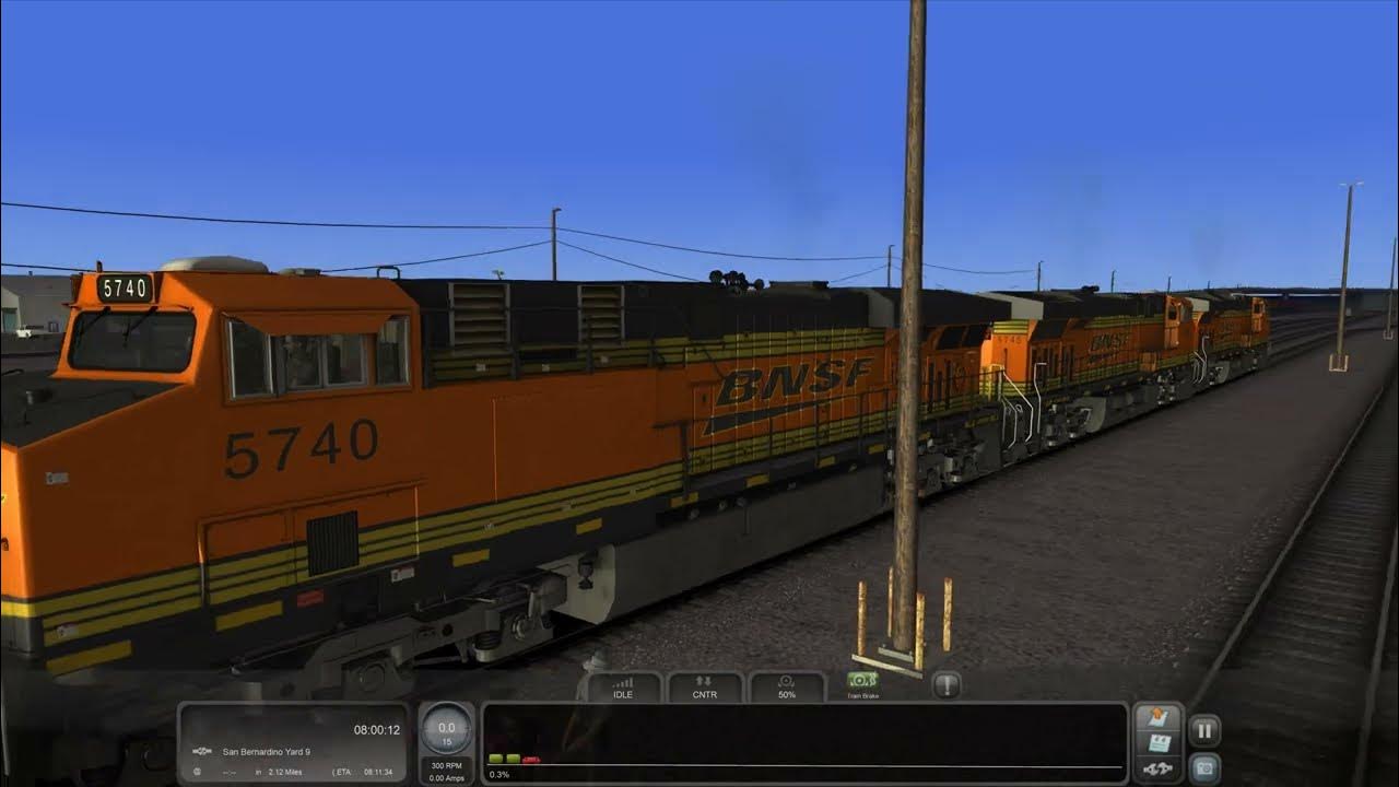 Train Simulator Classic - [GE ES44DC] - Leaving San Bernardino Part 1 - 4K UHD - YouTube