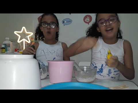 DESAFIO DO SLIME COM DOBRO, METADE OU NADA/ SARA E SOFIA - YouTube