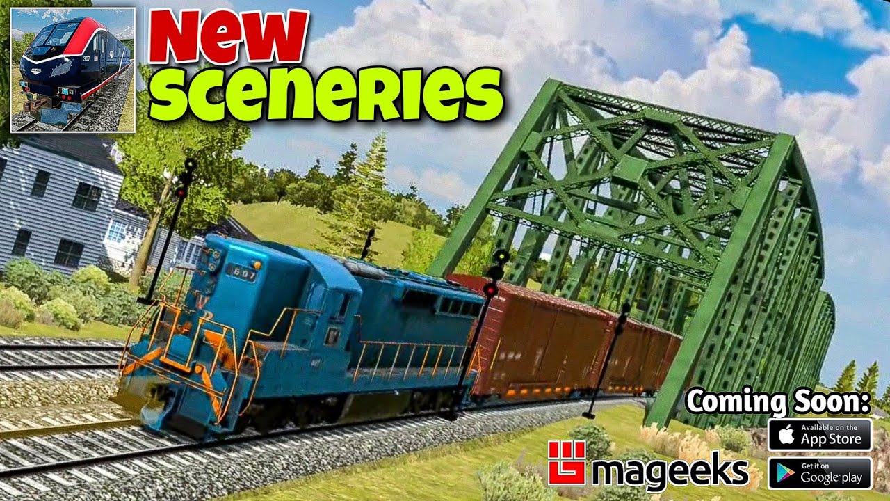 🚅 FREIGHT HAUL | Train Simulator Pro USA by Mageeks | New Sceneries ...