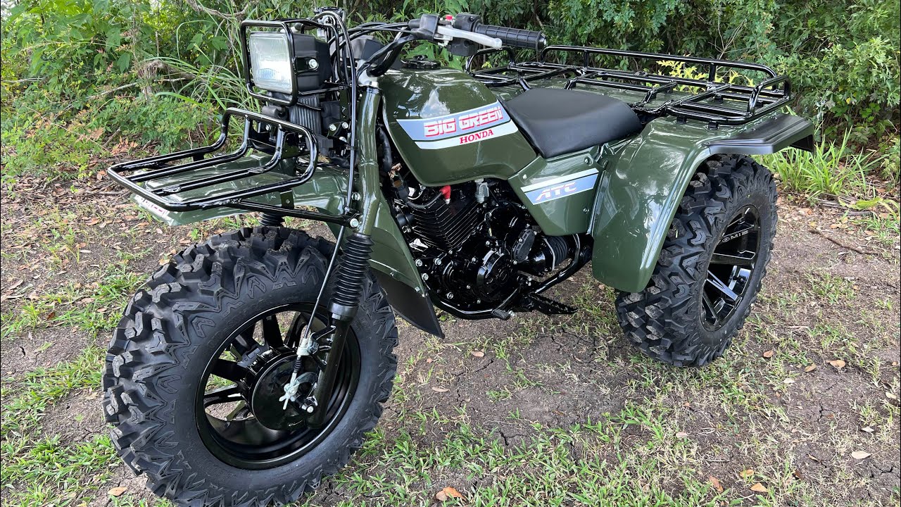 Custom 1985 Honda Big Red 250. D&A Restorations - YouTube