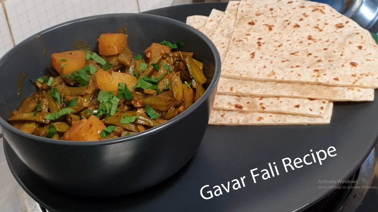 Guvar Phali recipe in Hindi with English Subtitles | | Vipasa's Kitchen ...