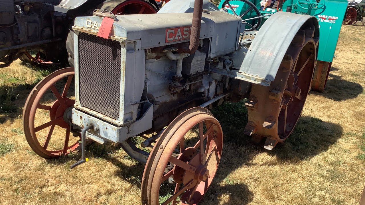 A parade of antique tractors. Steam, gas, diesel powered. #steamengine ...