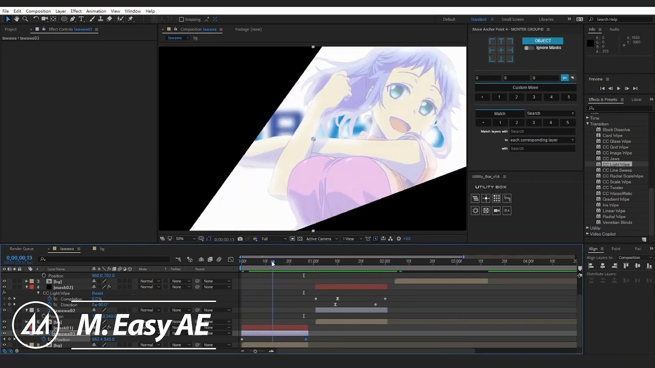 After Effects Tutorial: How To Make Anime Background - Tawawa on Monday ...