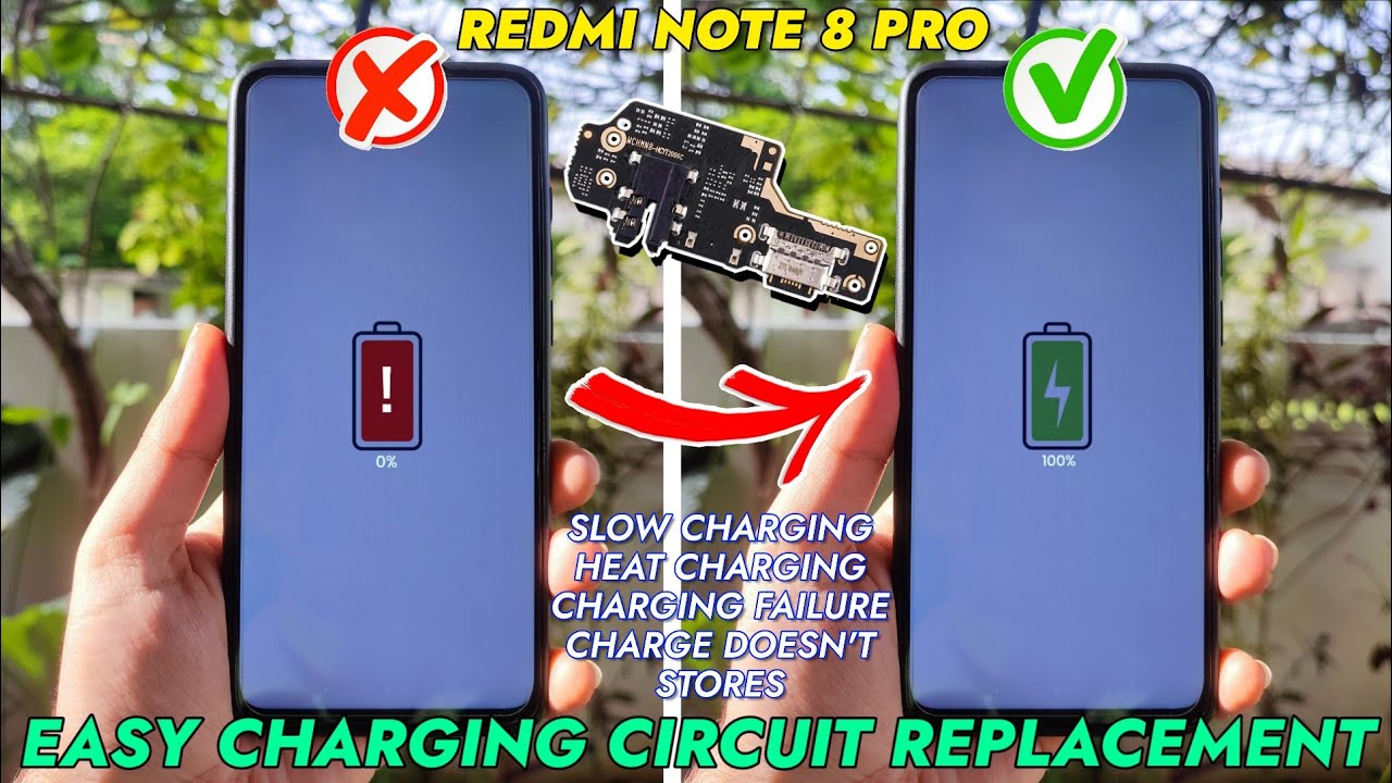 How To Replace Charging Port For Redmi Note 8 Pro ? | Easy Charging ...