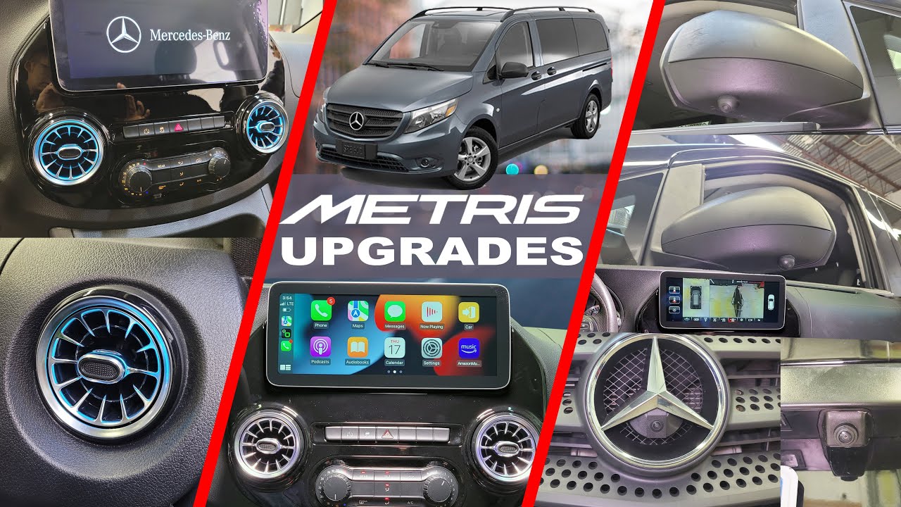 MAJOR UPGRADES Mercedes Benz Metris ANDROID 11 SCREEN AMBIENT LIGHTING ...