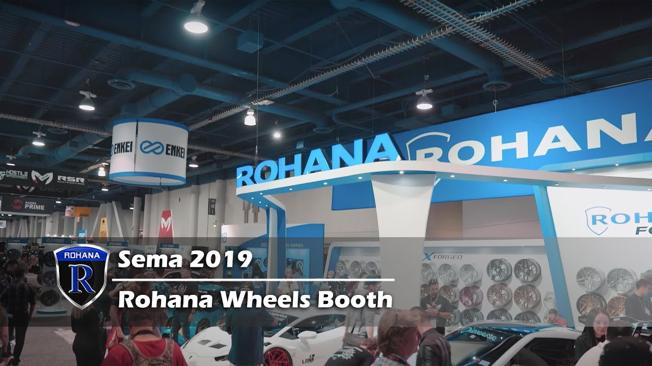 SEMA 2019 Rohana Wheels Booth - YouTube